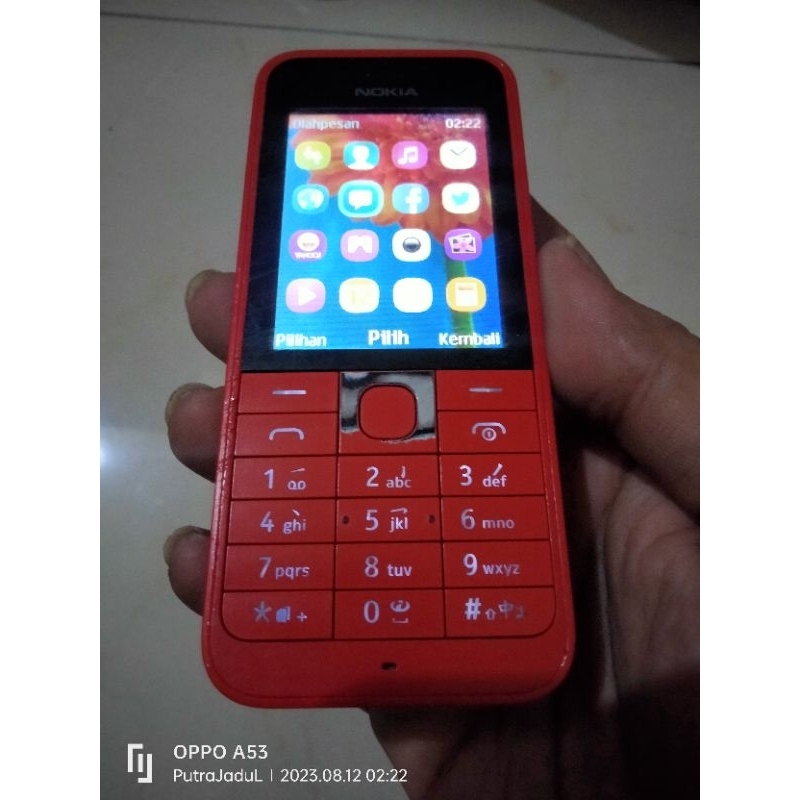 Jual Nokia 220 Merah Normal Original Mulus Jadul Langka Unik Imut ...