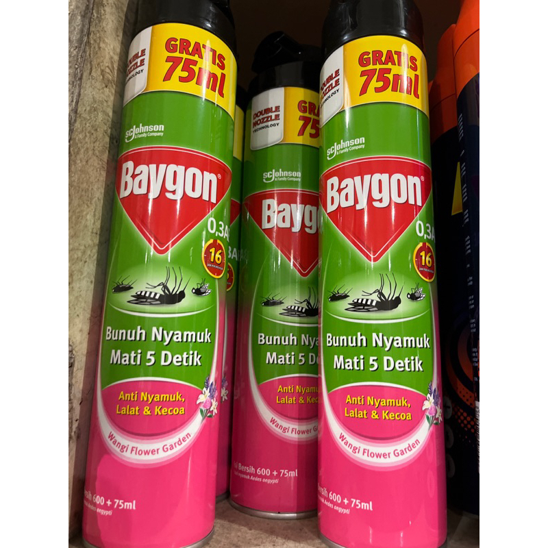 Jual Baygon Spray Aerosol 600ml | Shopee Indonesia