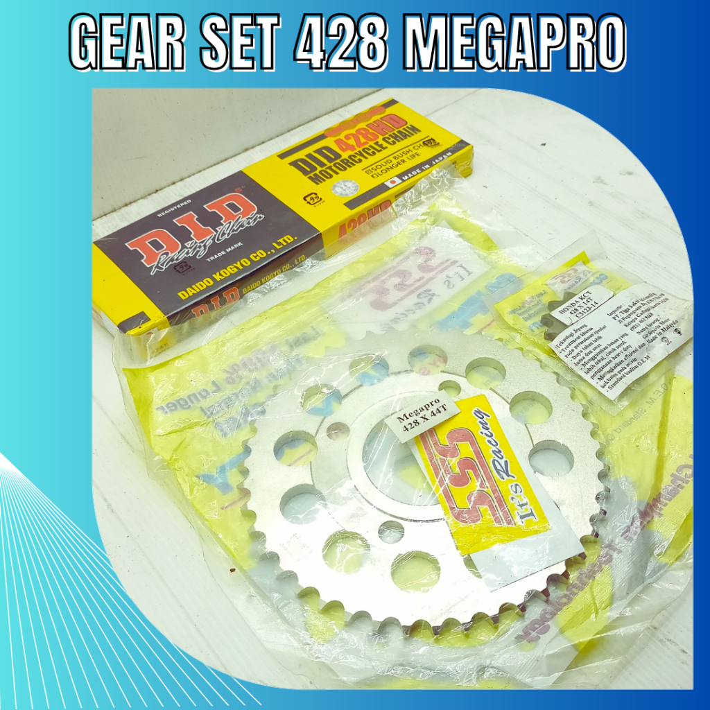 Jual GIR SET MERGAPRO GEAR SET SSS MEGAPRO BISA UNTUK MOTORHONDA MEGAPRO / SUPRA GTR / CB150 ...