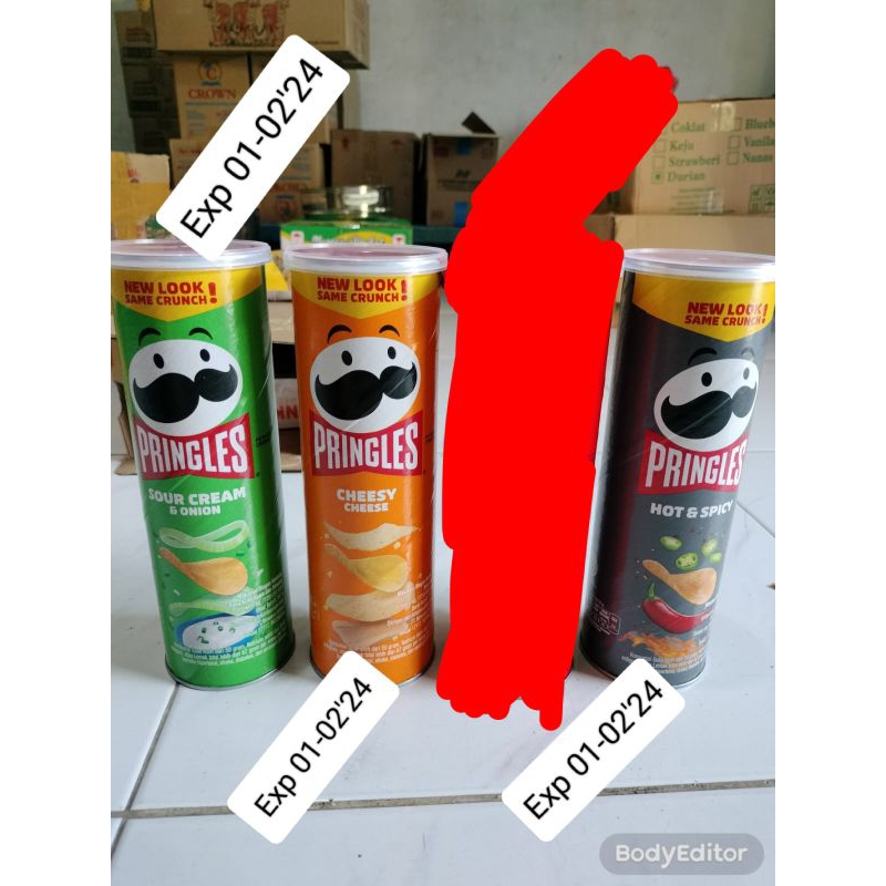 Jual PRINGLES @107GR/HARGA PER SATUAN | Shopee Indonesia