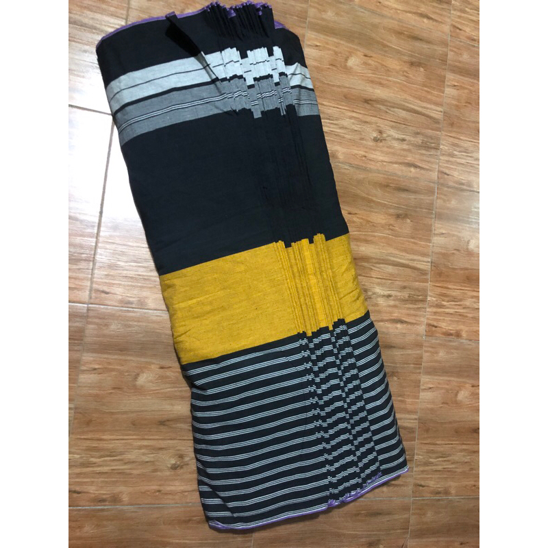 Jual Kain Lurik gradasi Hitam Kuning | Shopee Indonesia
