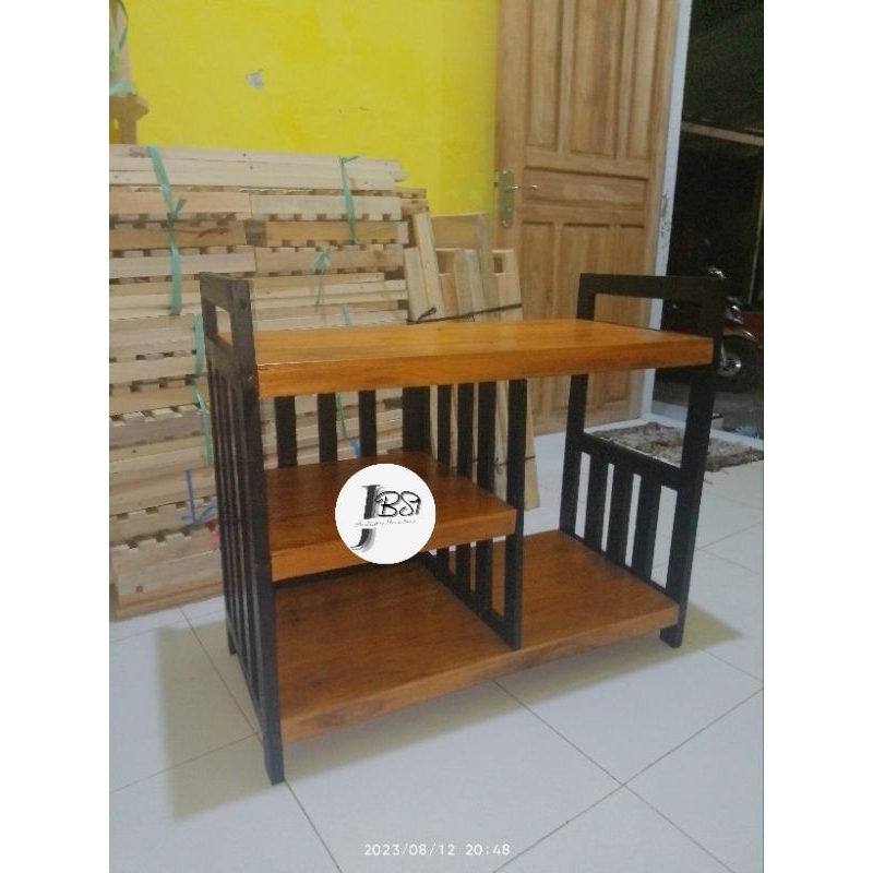 Jual RAK MEJA KAYU KOMPOR 2 TUNGKU | Shopee Indonesia