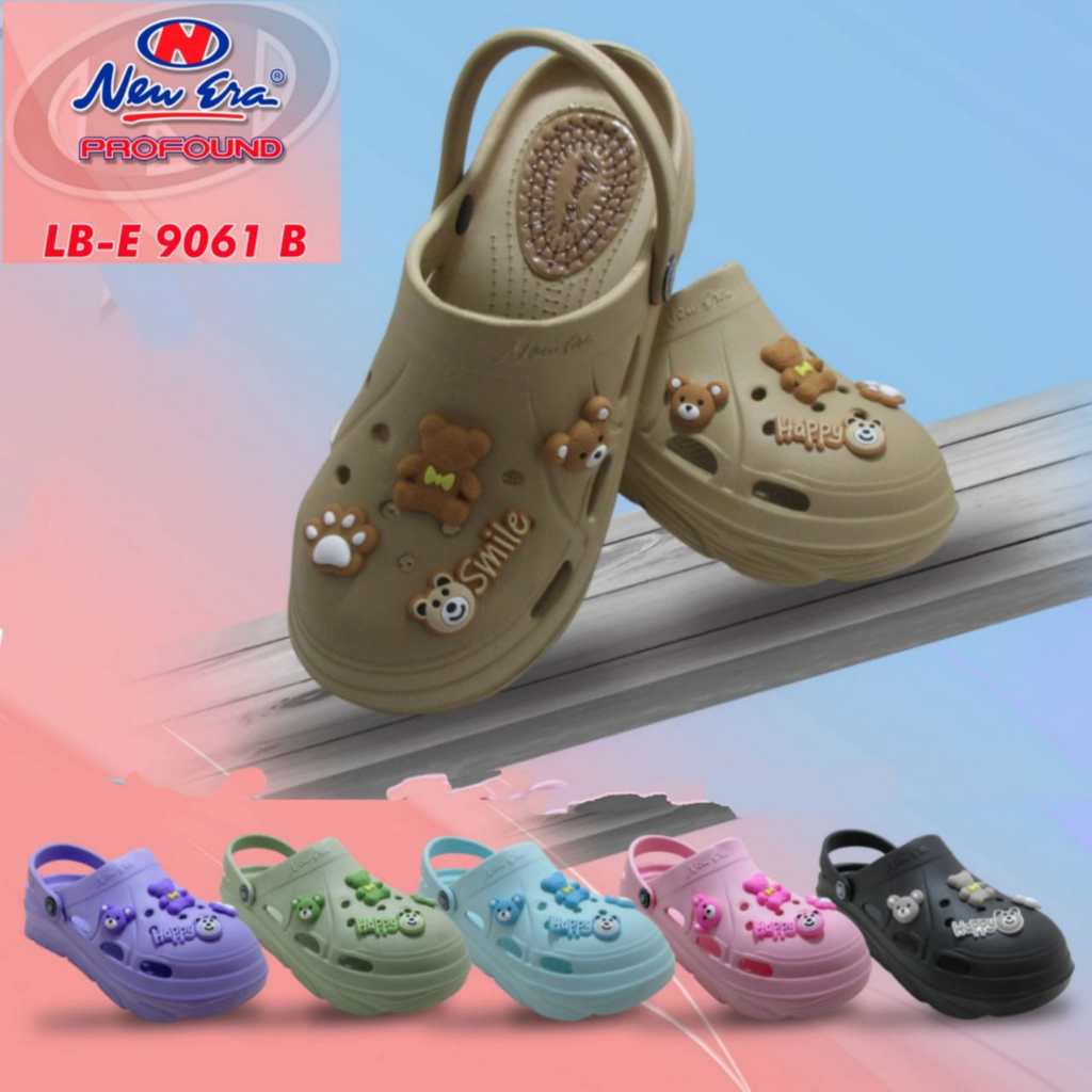 Jual gos NEW ERA LB 9057 / LB 9061 BEAR SANDAL BAIM SANDAL KODOK 100% ...
