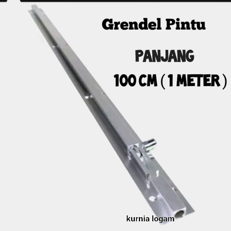 Jual Grendel Slot Pintu Rumah panjang (1 Meter) Full Cor Tebal Kunci ...