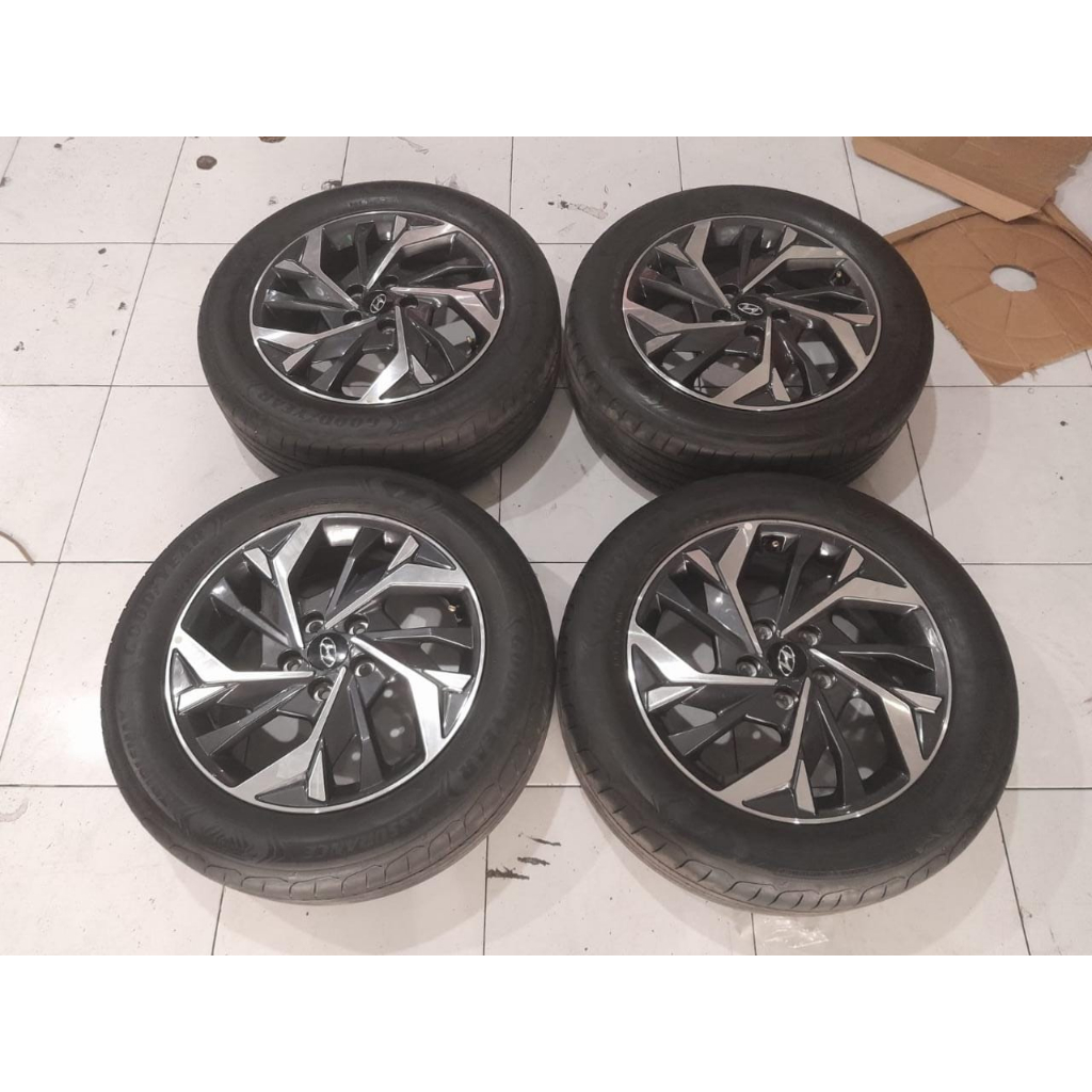 Jual Velg Oem Standar Copotan Hyundai Creta Ring 17 Pcd 5x114 G/P Ban ...