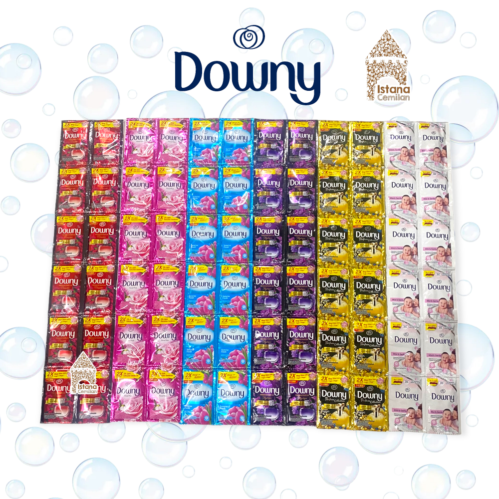 Jual DOWNY Pelembut Pewangi Pakaian Baju Sachet 18 ML Renceng (isi 6 ...