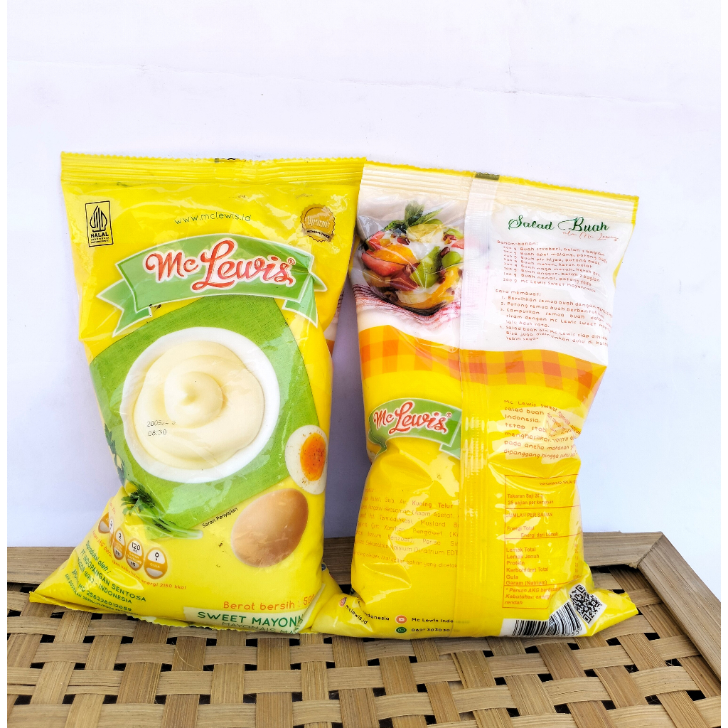 Jual Mc Lewis Sweet Mayo 500 Gr Free Bubble Wrap dan Dus Tebal | Shopee ...