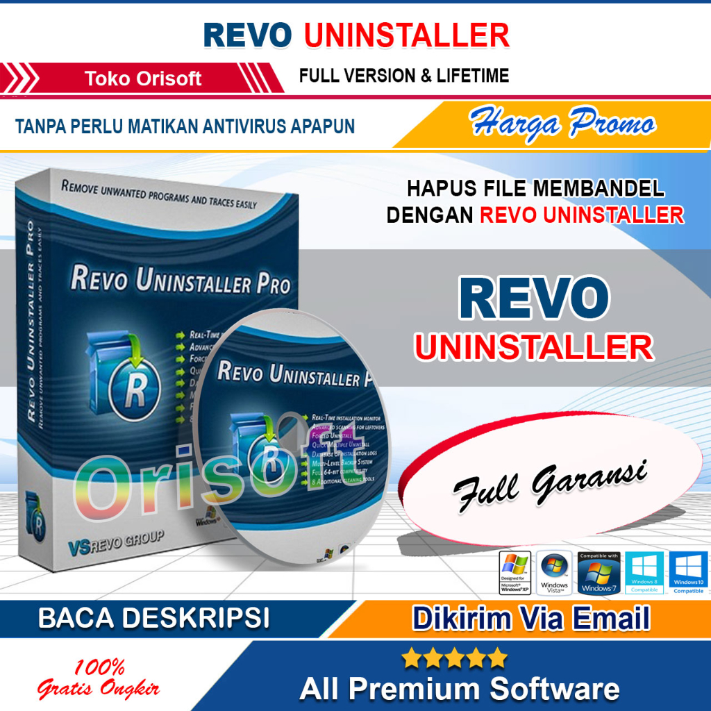 Jual [Bebas Update] Revo Uninstaller Pro 5.3.2 Terbaru Full Version ...