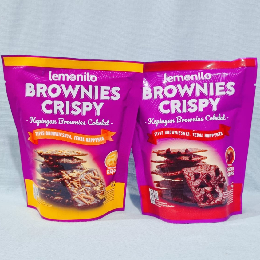 Jual Lemonilo Brownies Crispy Chocochips / Keju (35 gr) | Shopee Indonesia
