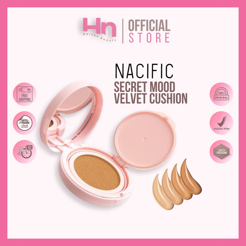Jual Haines Beauty BPOM NACIFIC Secret Mood Velvet Cushion SPF 50 PA ...