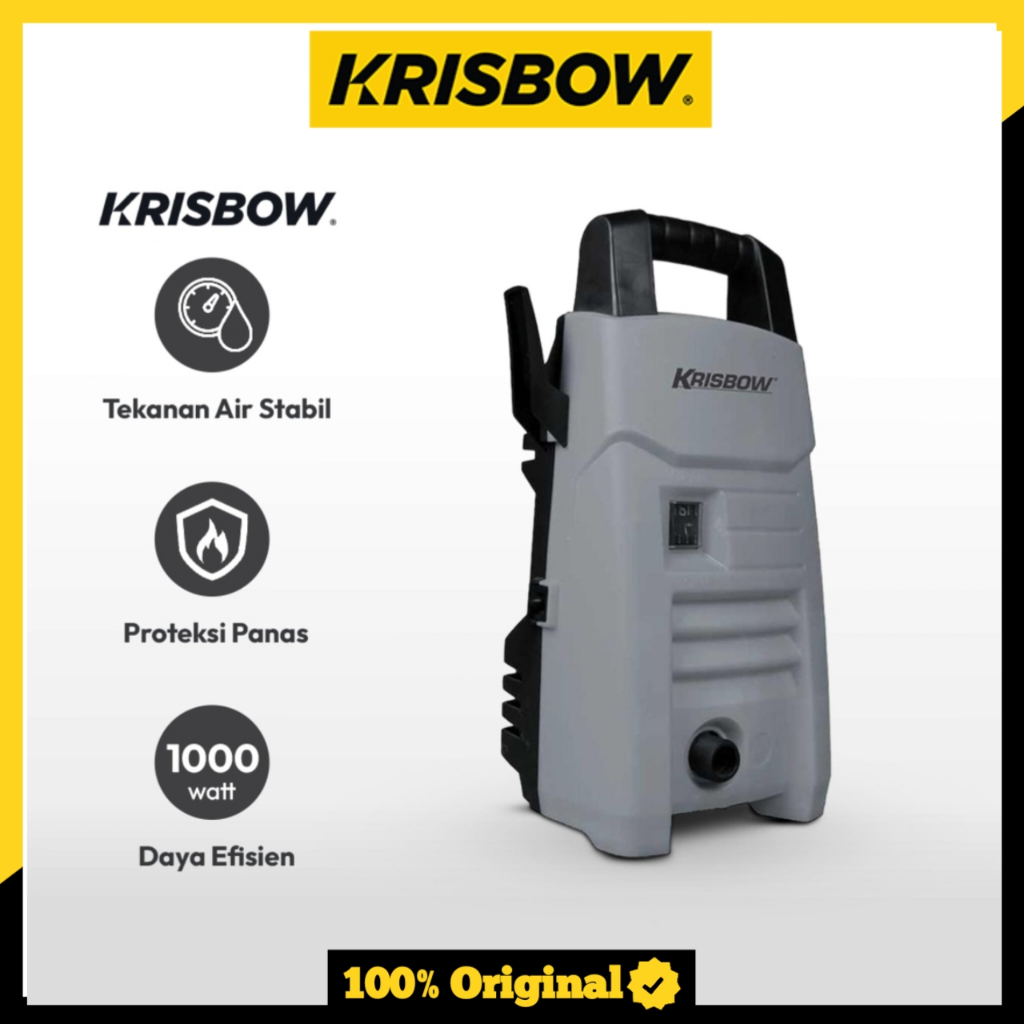 Jual Krisbow High Pressure Cleaner 90 Bar 1000 Watt | Shopee Indonesia