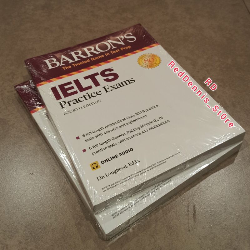 Jual Barron's IELTS Practice Exams Fourth Edition - Lin Lougheed, Ed.D ...