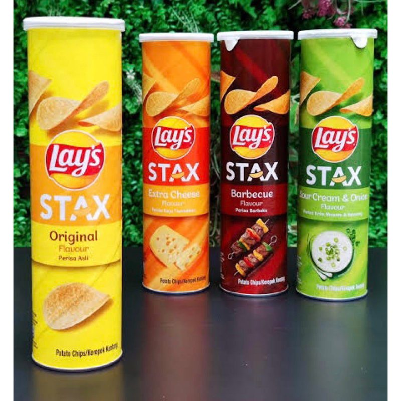 Jual LAYS STAX 135G POTATO CHIPS KERIPIK KERUPUK KENTANG LAYS MALAYSIA LAYS ORIGINAL SOUR CREAM ...