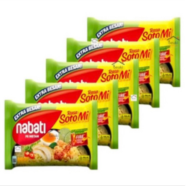 Jual Mie Nabati Rasa Soto 5 pcs | Shopee Indonesia