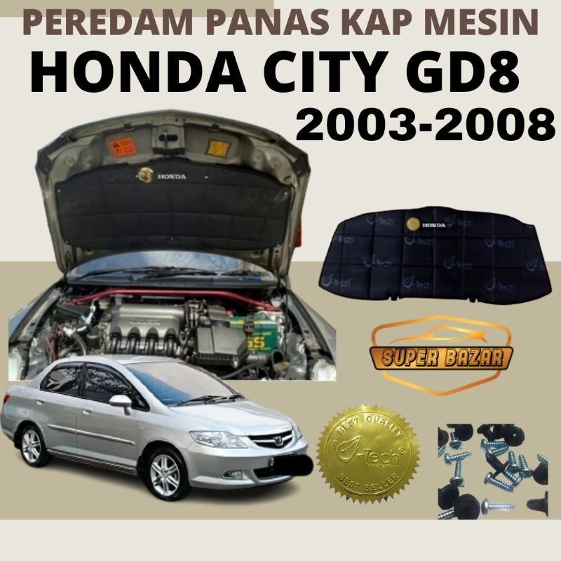 Jual Honda City 2003-2008 peredam panas dan suara kap mobil | Shopee ...