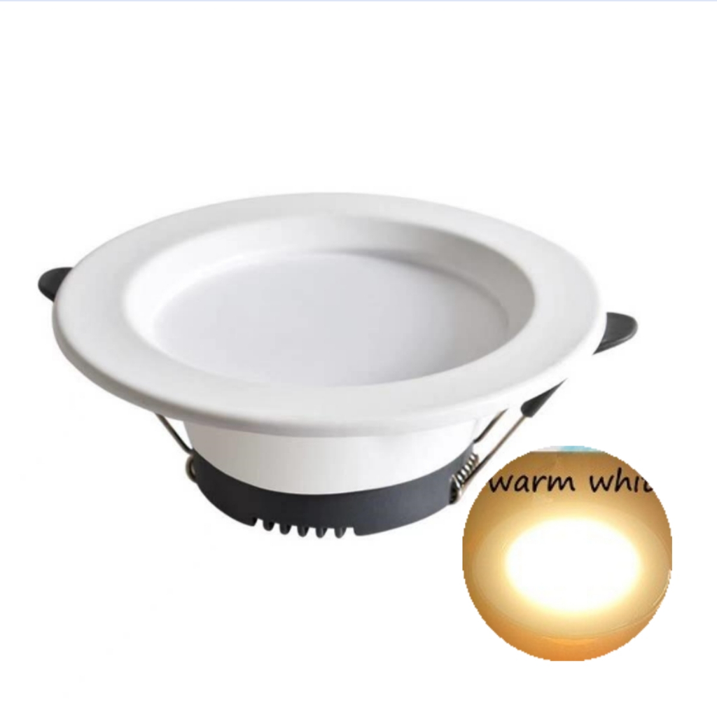 Jual LAMPU DOWNLIGHT LED 3 WARNA Ledf 6WATT KUNING BIRU UNGU PUTIH ...