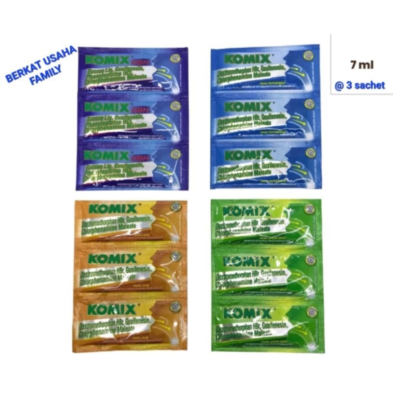 Jual Komix Sirup Obat Batuk 3 sachet @ 7 ml | Shopee Indonesia Jual Komix Sirup Obat Batuk 3 sachet @ 7 ml | Shopee Indonesia