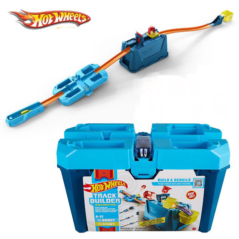 Jual LITTLE O ORI Hot Wheels Set Track Builder Barrel Box Hotwheels ...