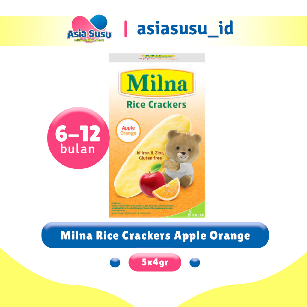 Jual Milna Rice Crackers 5 x 4gr | Shopee Indonesia