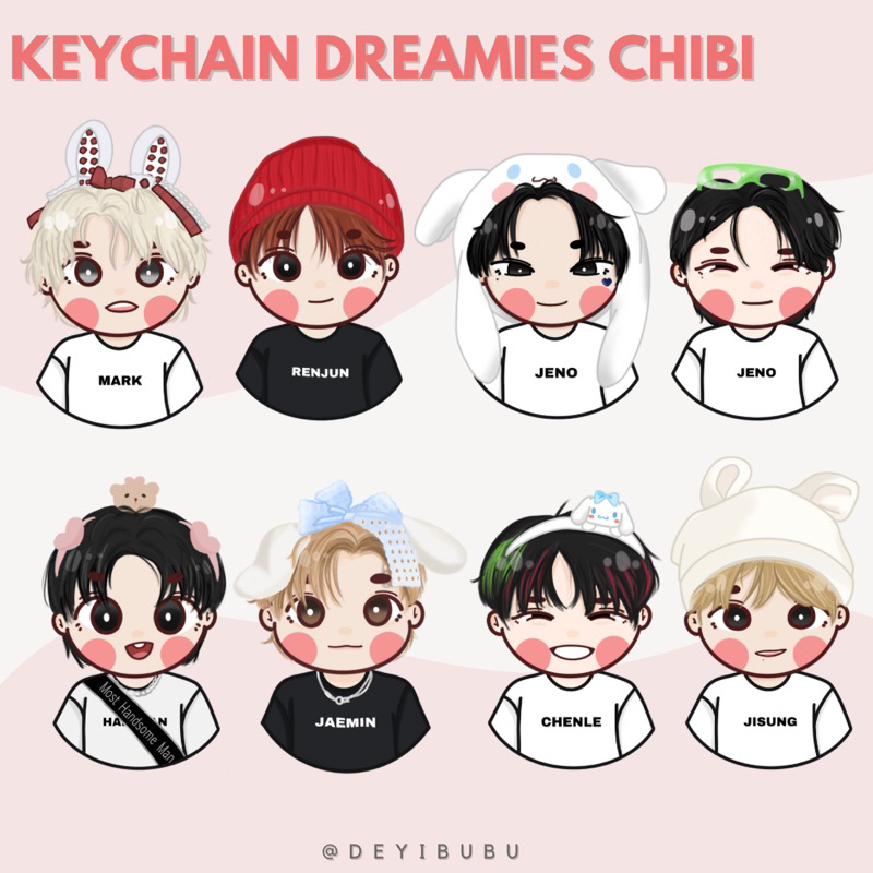 Jual [FREEBIES] KEYCHAIN CHIBI NCT DREAM TDS 2 || KEYCHAIN NCT DREAM ...