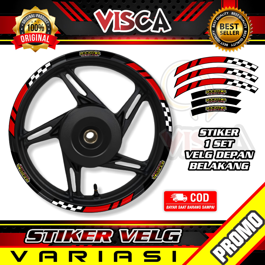 Jual Stiker Velg - List Velg Motor - Stiker Velg Ring 14 - Sticker Velk ...