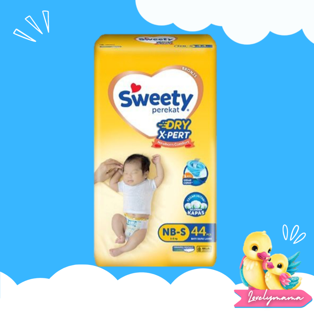 Jual Sweety bronze comfort dry x-pert Dryxpert Nb-S44 Perekat New born ...