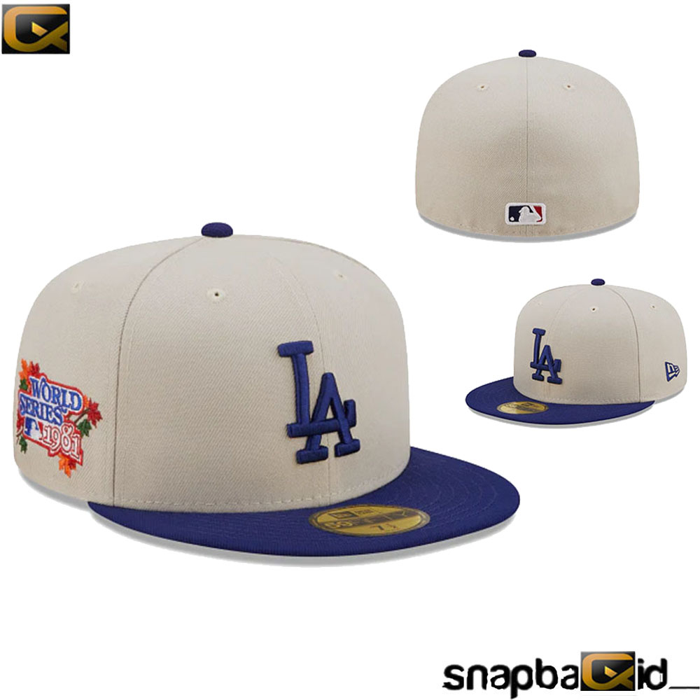 Jual Topi LA Doodgers Cream Blue Build Up Import | Shopee Indonesia