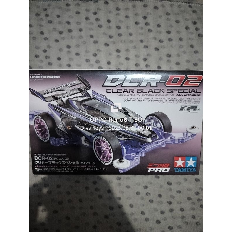 Jual Tamiya 95604 DCR 02 Clear Black Special ( MA Chassis ) | Shopee Indonesia