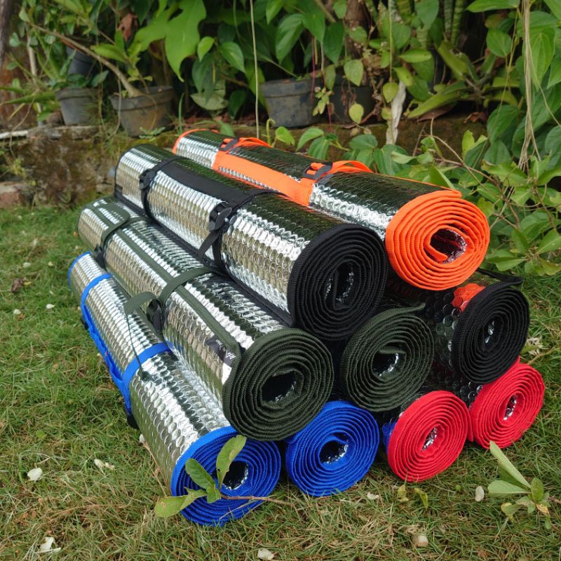 Jual matras aluminum foil, 60X180 60X200 matras camping murah bagus ...