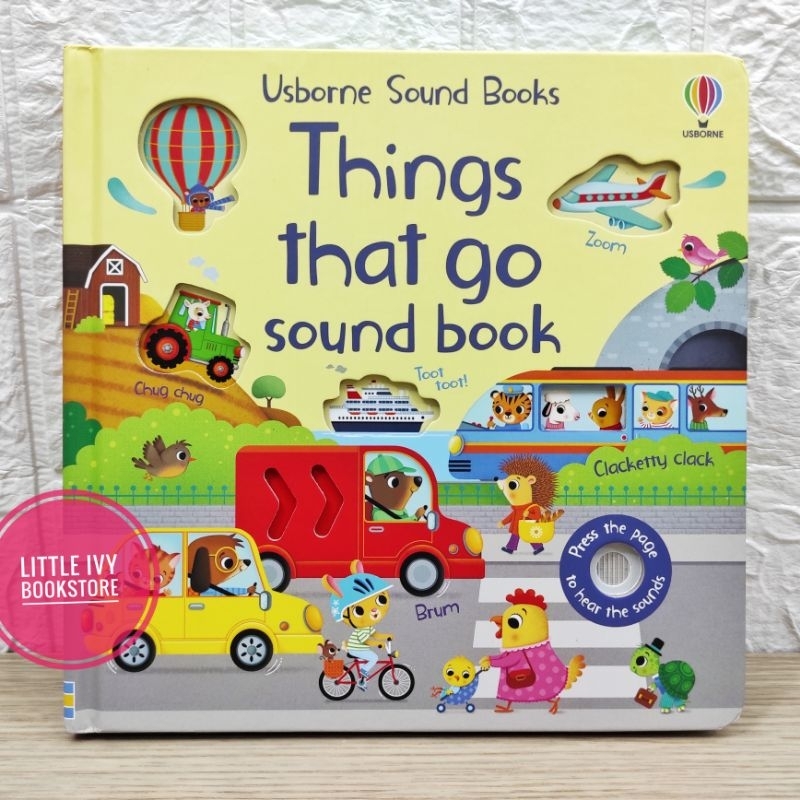 Jual Usborne Things That Go Sound / Sounds Book. Buku Anak Import ...