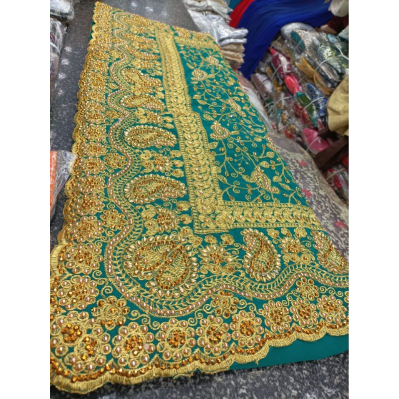 Jual Saree Sari India Bordir Premium Payet +- 6 Meter Madhuri Kharisma ...