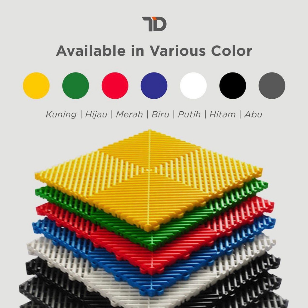 Jual alas Lantai modular / modular floor detailing untuk garasi rumah ...