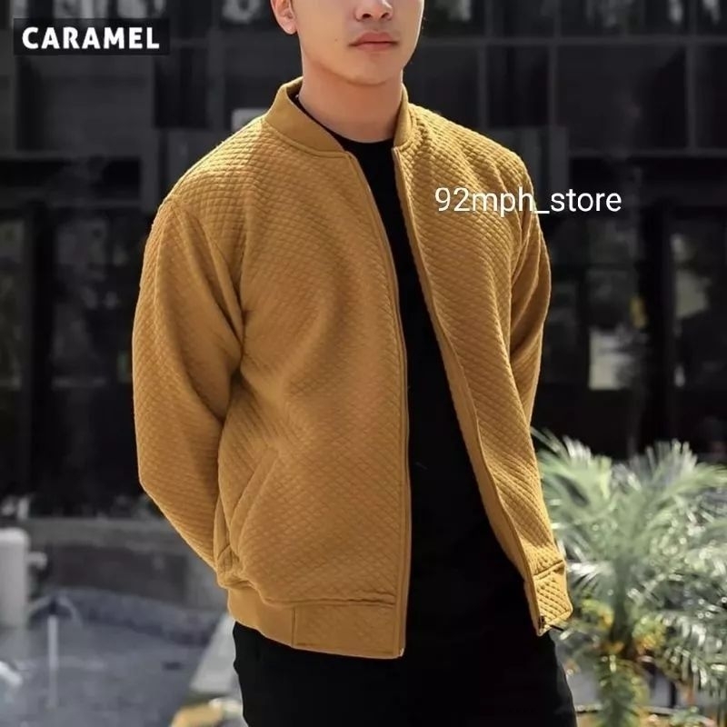 Jual JAKET COMFY PRIA / COMFY JACKET / JAKET MOTIF DIAMOND / JAKET PRIA ...