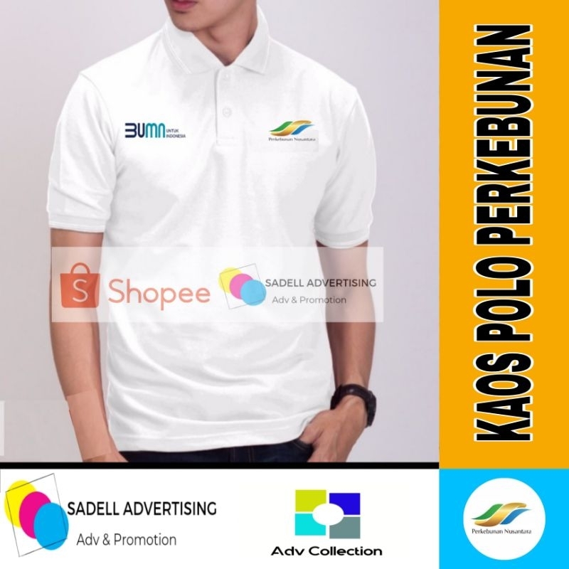 Jual Kaos Polo BUMN Perkebunan Nusantara Putih Lengan Pendek Pria ... Jual Kaos Polo BUMN Perkebunan Nusantara Putih Lengan Pendek Pria ...