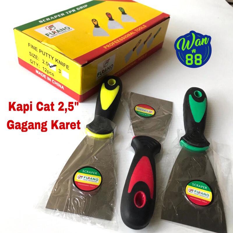Jual Kapi Cat 2,5” Gagang Karet Furano | Shopee Indonesia