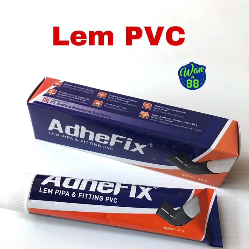 Jual Lem Pipa PVC Tube 45 gr AdheFix | Shopee Indonesia