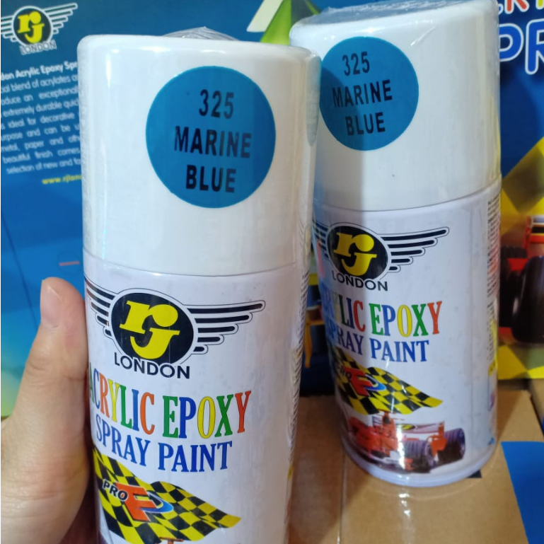 Jual RJ London Pilox Pilok Cat Semprot 300cc - 325 Marine Blue / Biru ...