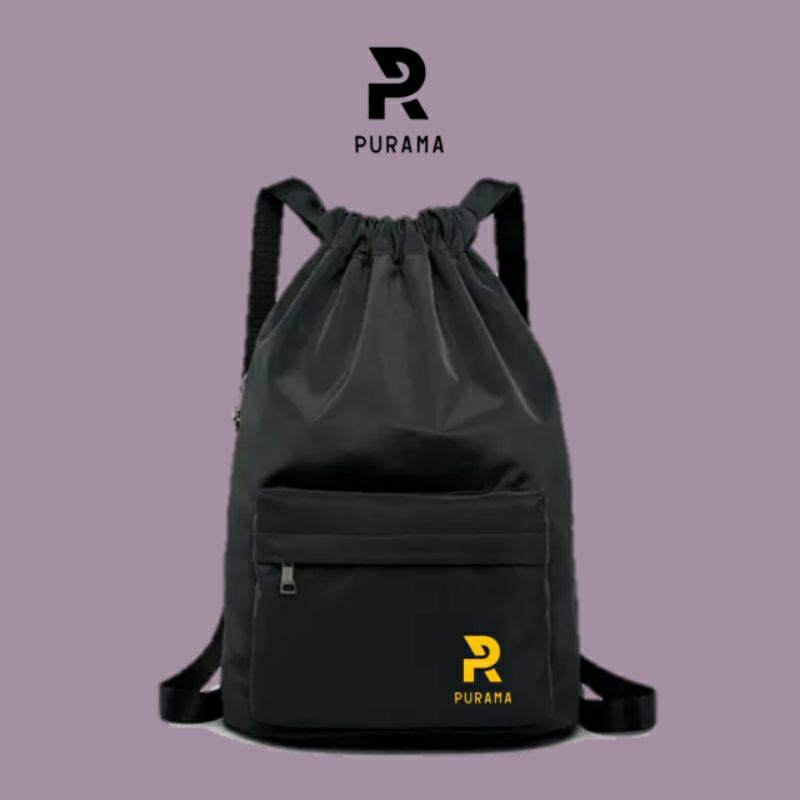 Jual PURAMA.CO | Tas String Bag Multifungsi Anti Air Motif Logo ...