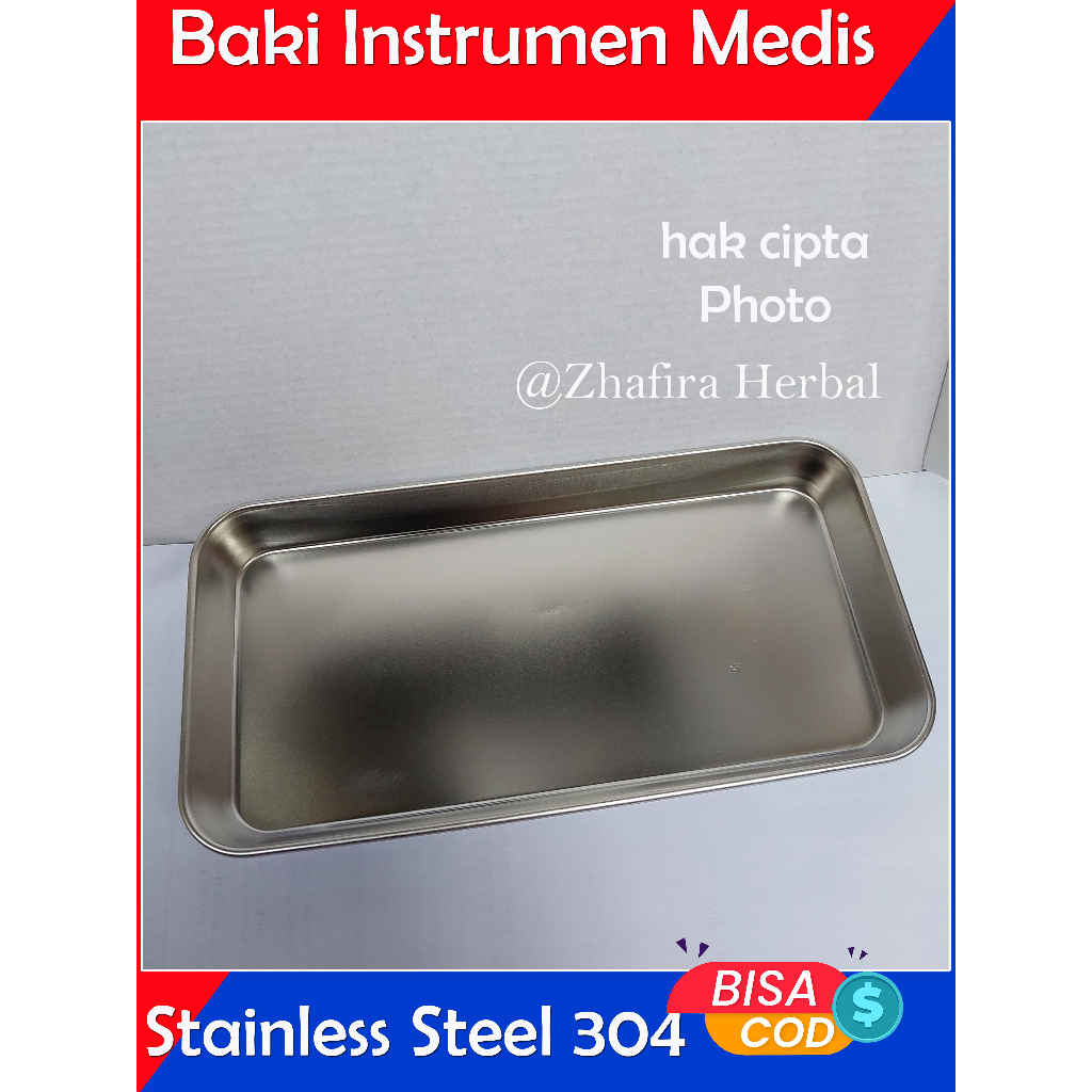Jual Nampan baki instrument /Nampan Baki Gigi / Nampan Medis Stainles ...