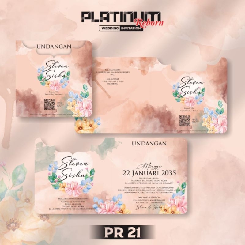 Jual BLANGKO UNDANGAN PLATINUM REBORN 21 (PR 21) | Shopee Indonesia