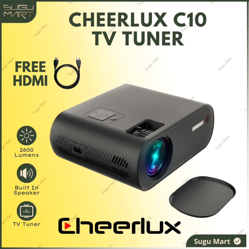 Jual Cheerlux C10 Tv Tuner 2600 Lumens | Proyektor C10 Cheerlux ...