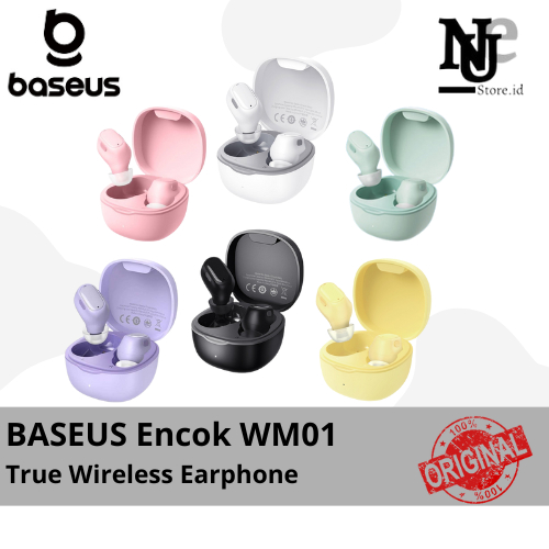 Jual BASEUS WM01 Encok True Wireless Bluetooth Earphones Mini earbuds ...