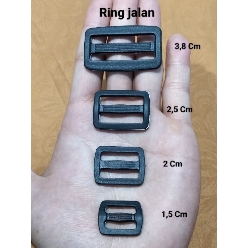 Jual Ring Jalan Tas Ring Jalan Pelastik Ring Gesper Tas (1,5 Cm)(2 Cm ...