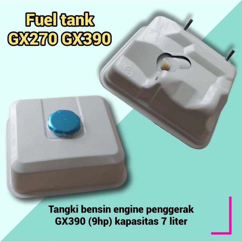 Jual Fuel tank assy GX 390 (13hp) tangki bensin diesel tarik penggerak ...