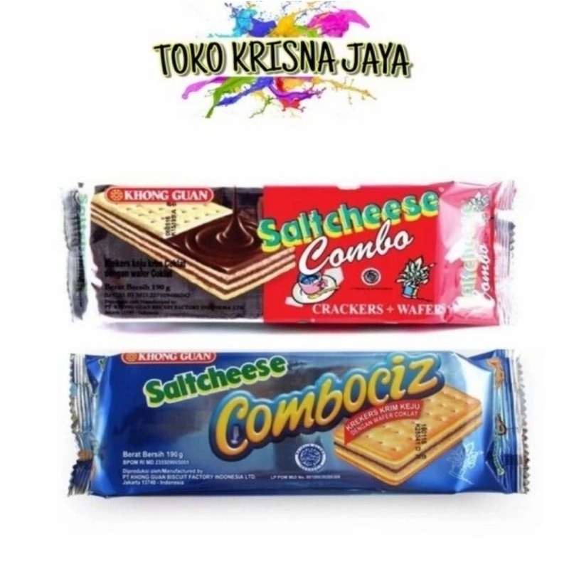 Jual KHONG GUAN SALTCHEESE COMBO | COMBOCIZ NETTO 190 GR | Shopee Indonesia