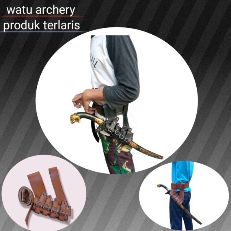 Jual sarung pedang golok knight+sabuk pinggang | Shopee Indonesia