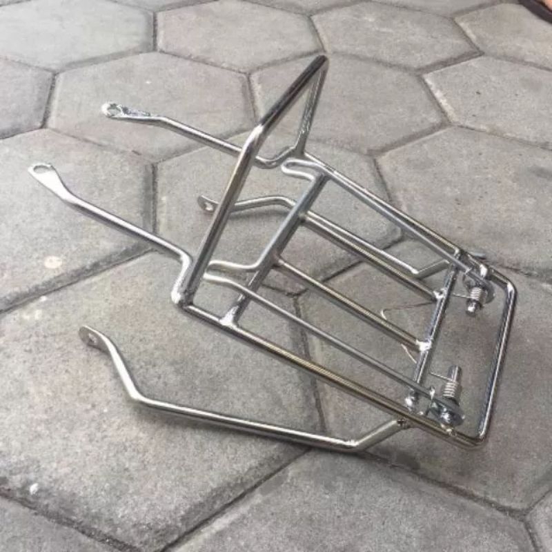Jual COD Bagasi rak depan jepit honda win win100 besi tebal | Shopee ...