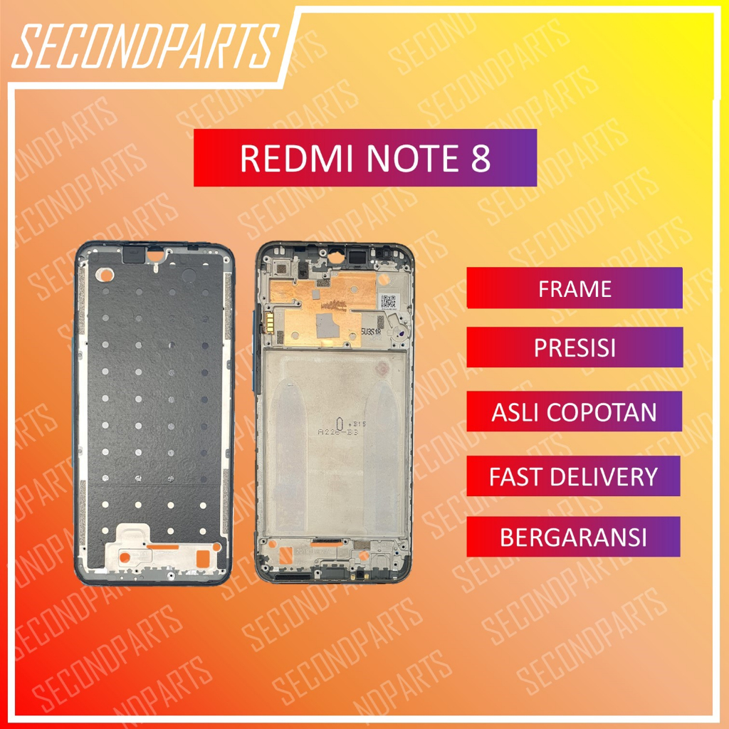 Jual FRAME MIDDLE TULANG TENGAH RANGKA LCD REDMI NOTE 8 ORIGINAL ...