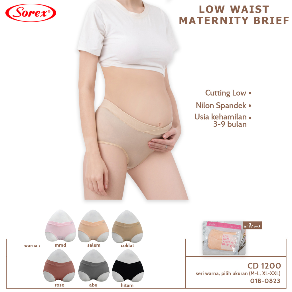 Jual SOREX 1200 LOW WAIST MATERNITY BRIEF - CD CELANA DALAM RAJUT IBU HAMIL | Shopee Indonesia