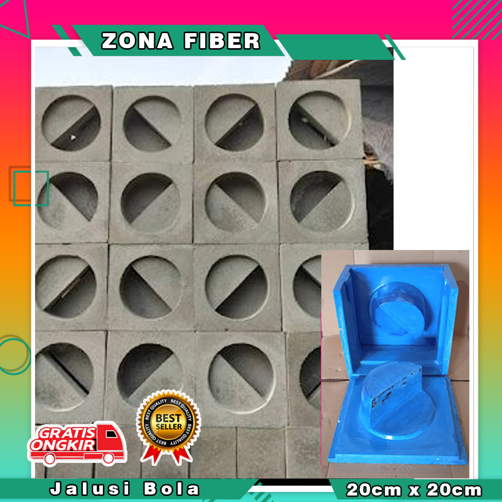 Jual Cetakan Roster Cetakan Loster Fiber 2 Sisi 20x20 Harga Termurah ...